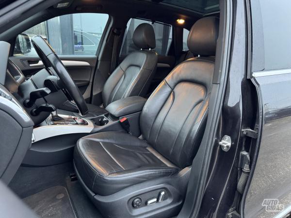 Black Audi Q5 2016 in Vilnius, with an engine capacity of 2.00 L and mileage of 196 thousand km for 14650 €, photo 5 on AUTOMOTO.COM.LV