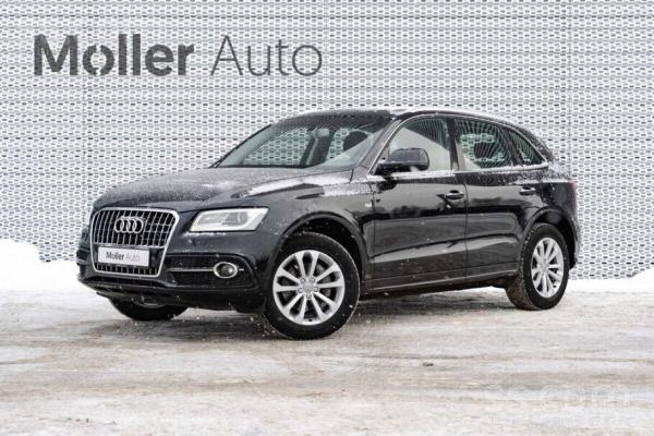 Black Audi Q5 2016 in Riga, with an engine capacity of 2.00 L and mileage of 201 thousand km for 14850 €, photo 1 on AUTOMOTO.COM.LV
