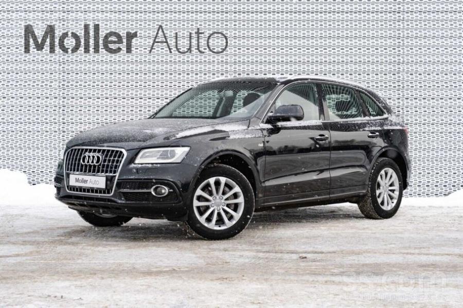 Black Audi Q5 2016 in Riga, with an engine capacity of 2.00 L and mileage of 201 thousand km for 14850 €, photo 1 on AUTOMOTO.COM.LV