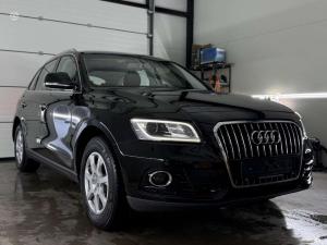Black Audi Q5 2016 in Utena, with an engine capacity of 1.97 L and mileage of 238 thousand km for 14650 €, photo 3 on AUTOMOTO.COM.LV