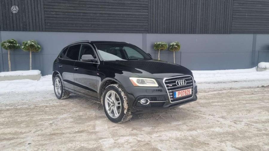 Melns Audi Q5 2016 Šauļi, ar dzinēja tilpumu 3.00 L un nobraukumu 213 tūkst. km par 12900 €, foto 8 vietnē AUTOMOTO.COM.LV