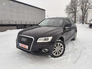 Black Audi Q5 2016 in Vilnius, with an engine capacity of 1.98 L and mileage of 122 thousand km for 14750 €, photo  on AUTOMOTO.COM.LV