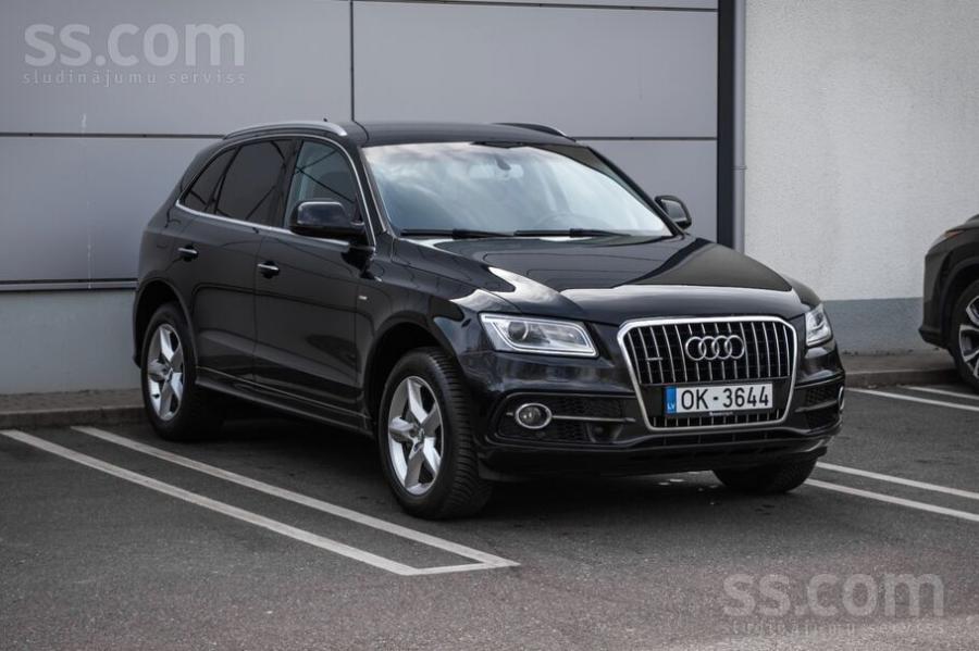 Black Audi Q5 2016 in Riga, with an engine capacity of 3.00 L and mileage of 249 thousand km for 14950 €, photo 4 on AUTOMOTO.COM.LV