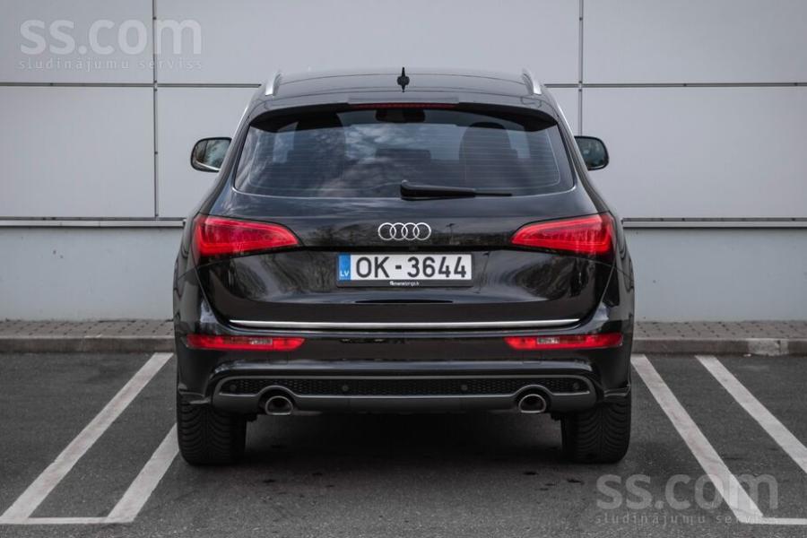 Black Audi Q5 2016 in Riga, with an engine capacity of 3.00 L and mileage of 249 thousand km for 14950 €, photo 7 on AUTOMOTO.COM.LV