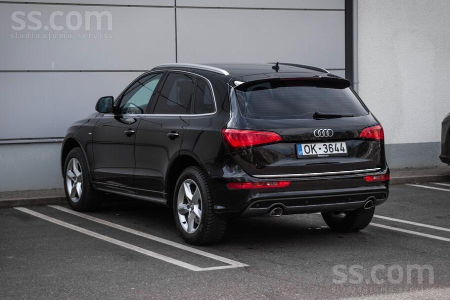 Black Audi Q5 2016 in Riga, with an engine capacity of 3.00 L and mileage of 249 thousand km for 14950 €, photo 8 on AUTOMOTO.COM.LV