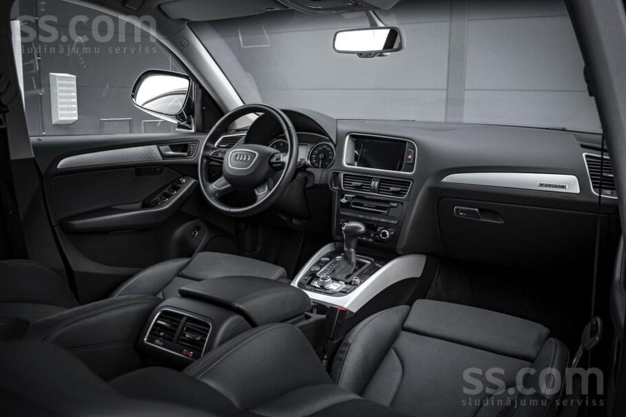 Black Audi Q5 2016 in Riga, with an engine capacity of 3.00 L and mileage of 249 thousand km for 14950 €, photo 17 on AUTOMOTO.COM.LV