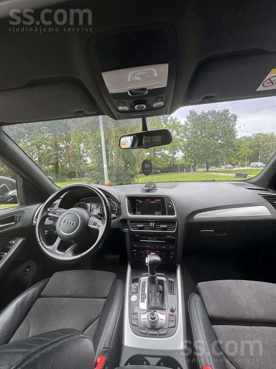 Black Audi Q5 2016 in Jelgava, with an engine capacity of 3.00 L and mileage of 248 thousand km for 15500 €, photo 4 on AUTOMOTO.COM.LV