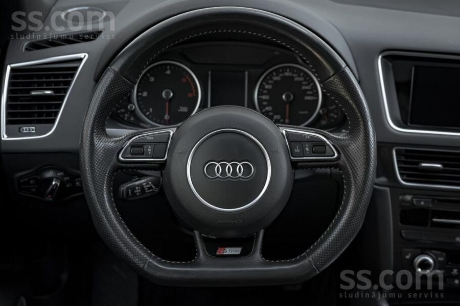 Melns Audi Q5 2016 Rīga, ar dzinēja tilpumu 3.00 L un nobraukumu 209 tūkst. km par 16500 €, foto 24 vietnē AUTOMOTO.COM.LV