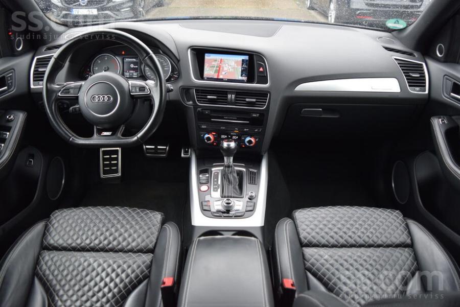 Black Audi Q5 2016 in Riga, with an engine capacity of 3.00 L and mileage of 116 thousand km for 23000 €, photo 5 on AUTOMOTO.COM.LV