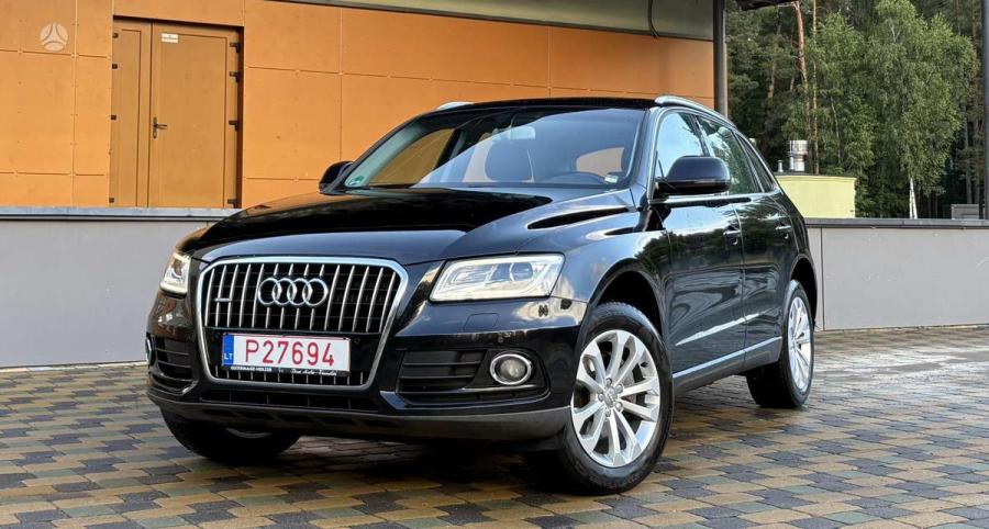 Black Audi Q5 2016 in Druskininkai, with an engine capacity of 1.97 L and mileage of 221 thousand km for 14600 €, photo 3 on AUTOMOTO.COM.LV