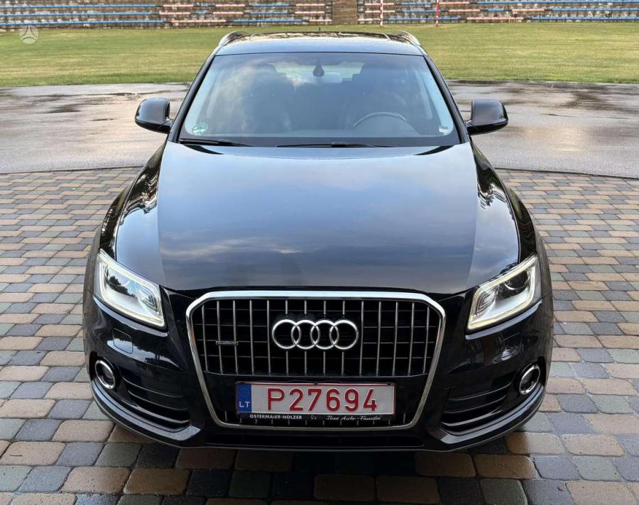 Black Audi Q5 2016 in Druskininkai, with an engine capacity of 1.97 L and mileage of 221 thousand km for 14600 €, photo 6 on AUTOMOTO.COM.LV
