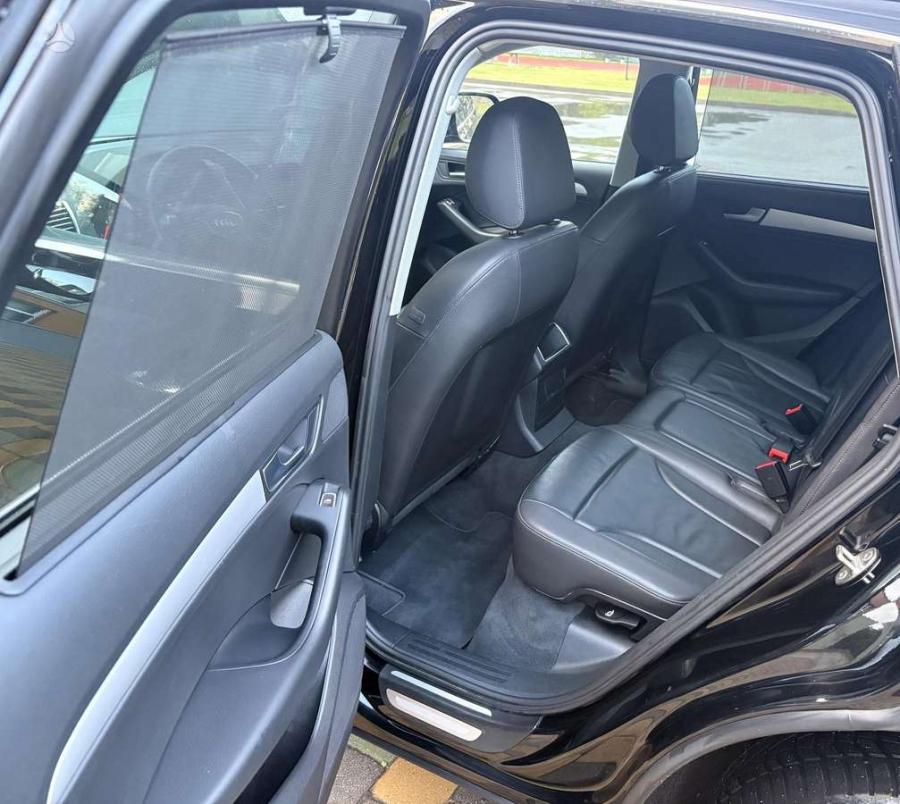 Black Audi Q5 2016 in Druskininkai, with an engine capacity of 1.97 L and mileage of 221 thousand km for 14600 €, photo 10 on AUTOMOTO.COM.LV