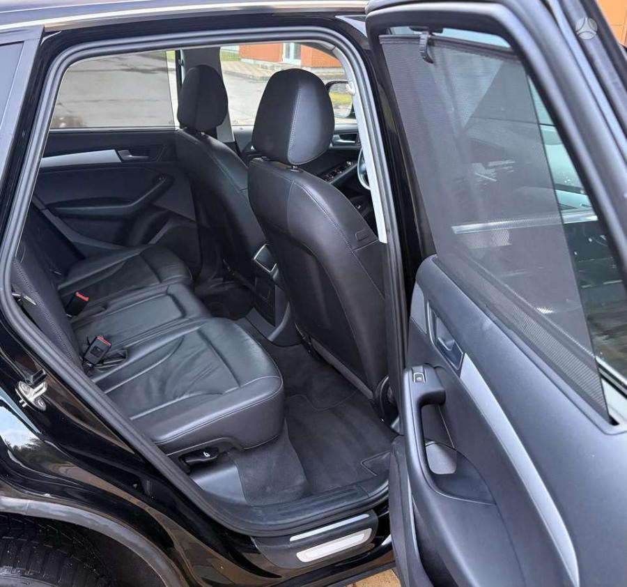 Black Audi Q5 2016 in Druskininkai, with an engine capacity of 1.97 L and mileage of 221 thousand km for 14600 €, photo 11 on AUTOMOTO.COM.LV