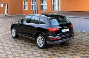 Black Audi Q5 2016 in Druskininkai, with an engine capacity of 1.97 L and mileage of 221 thousand km for 14600 €, photo 18 on AUTOMOTO.COM.LV