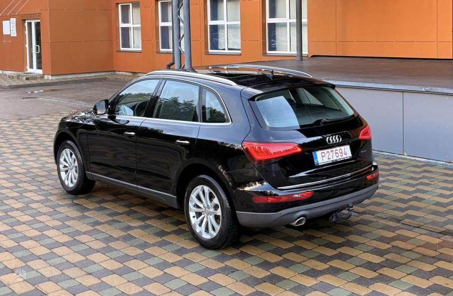 Black Audi Q5 2016 in Druskininkai, with an engine capacity of 1.97 L and mileage of 221 thousand km for 14600 €, photo 18 on AUTOMOTO.COM.LV