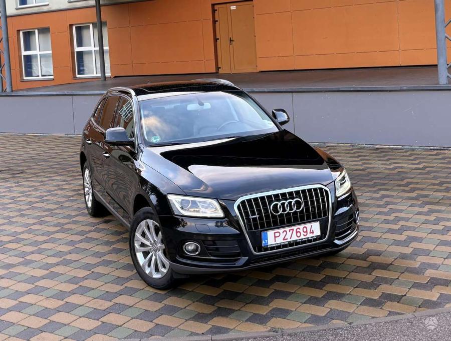 Black Audi Q5 2016 in Druskininkai, with an engine capacity of 1.97 L and mileage of 221 thousand km for 14600 €, photo 21 on AUTOMOTO.COM.LV