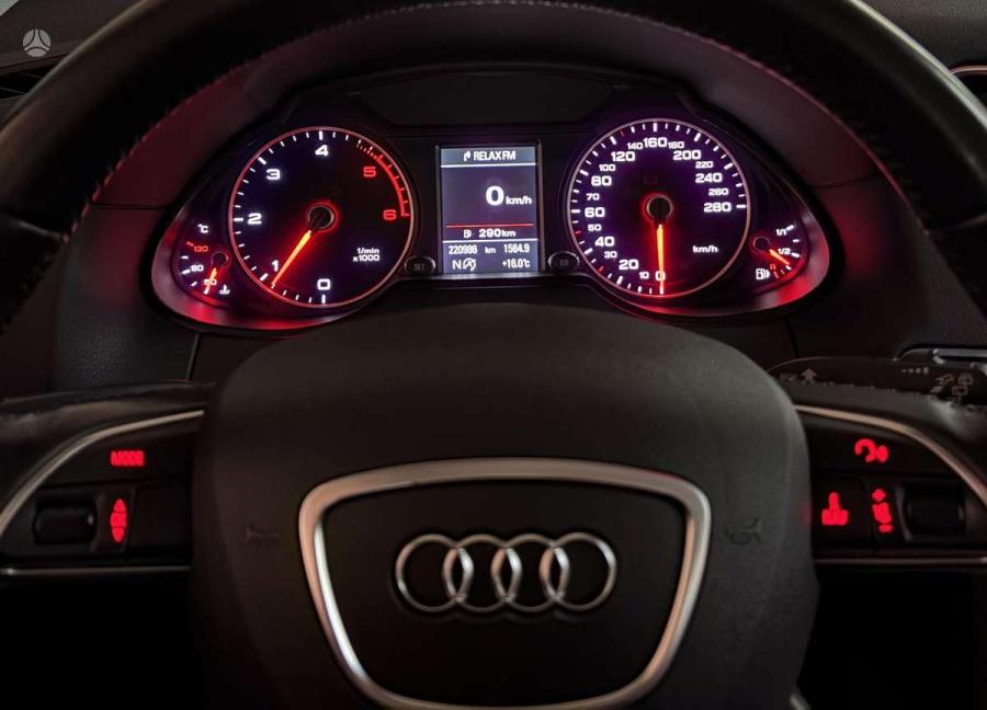 Black Audi Q5 2016 in Druskininkai, with an engine capacity of 1.97 L and mileage of 221 thousand km for 14600 €, photo 23 on AUTOMOTO.COM.LV