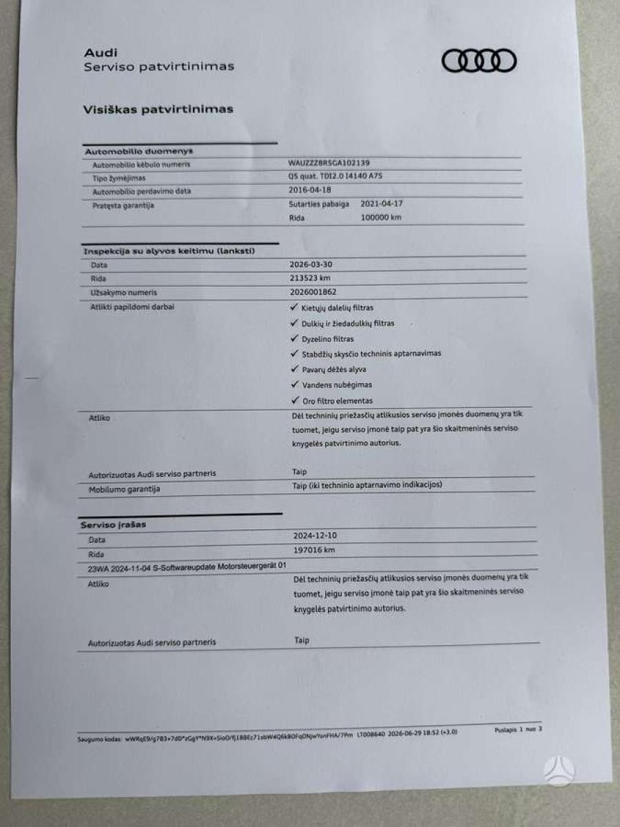 Черный Ауди Ку 5 2016 в Ионава, объемом двигателя 1.97 л и пробегом 216 тыс. км за 15800 €, фото 40 на AUTOMOTO.COM.LV