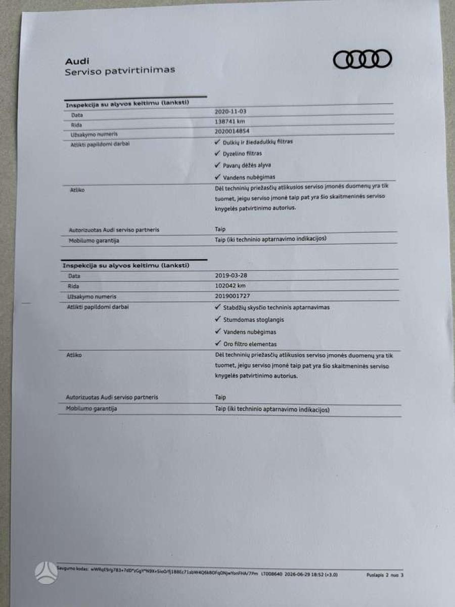 Черный Ауди Ку 5 2016 в Ионава, объемом двигателя 1.97 л и пробегом 216 тыс. км за 15800 €, фото 41 на AUTOMOTO.COM.LV