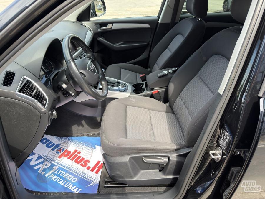 Black Audi Q5 2016 in Panevezys, with an engine capacity of 2.00 L and mileage of 265 thousand km for 13000 €, photo 14 on AUTOMOTO.COM.LV