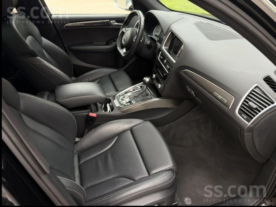 Black Audi Q5 2016 in Jelgava, with an engine capacity of 3.00 L and mileage of 228 thousand km for 16399 €, photo 10 on AUTOMOTO.COM.LV
