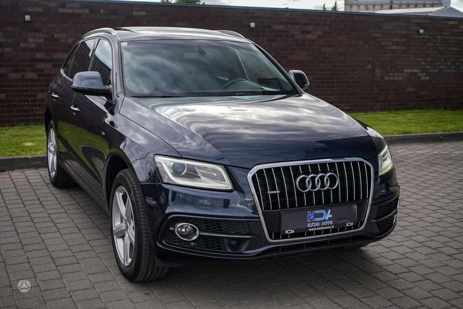 Black Audi Q5 2016 in Marijampole, with an engine capacity of 1.97 L and mileage of 195 thousand km for 14450 €, photo 3 on AUTOMOTO.COM.LV