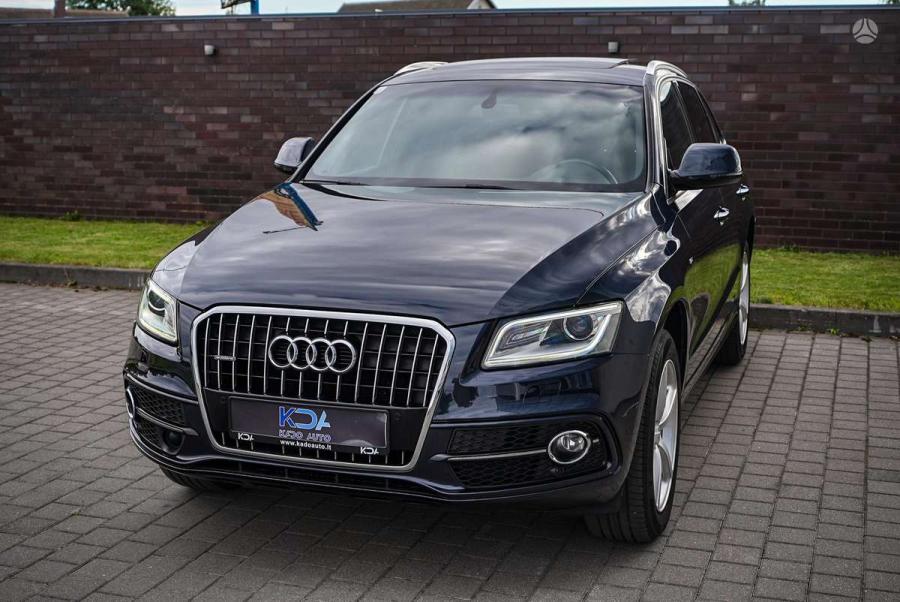 Black Audi Q5 2016 in Marijampole, with an engine capacity of 1.97 L and mileage of 195 thousand km for 14450 €, photo 5 on AUTOMOTO.COM.LV