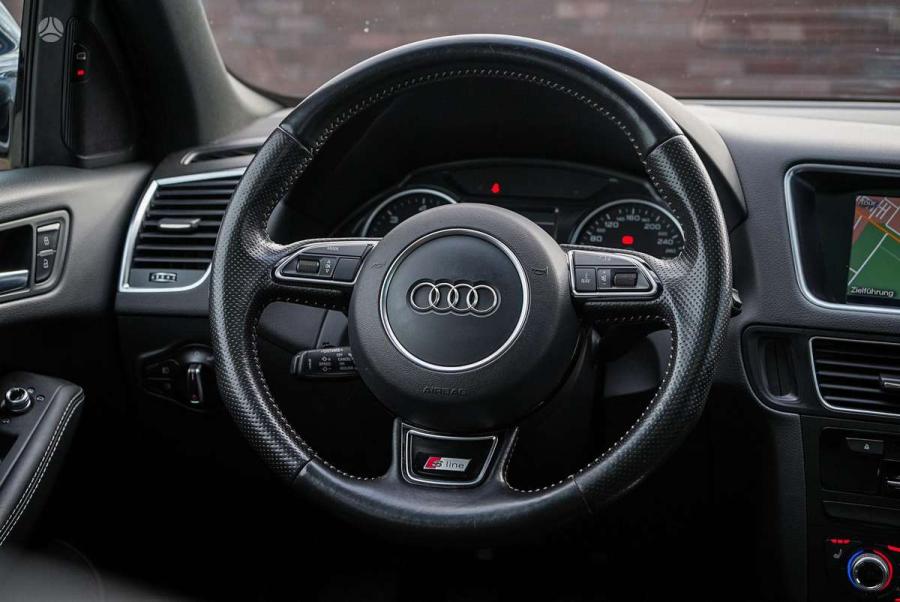 Black Audi Q5 2016 in Marijampole, with an engine capacity of 1.97 L and mileage of 195 thousand km for 14450 €, photo 19 on AUTOMOTO.COM.LV