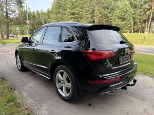 Black Audi Q5 2016 in Utena, with an engine capacity of 1.97 L and mileage of 300 thousand km for 12250 €, photo 11 on AUTOMOTO.COM.LV