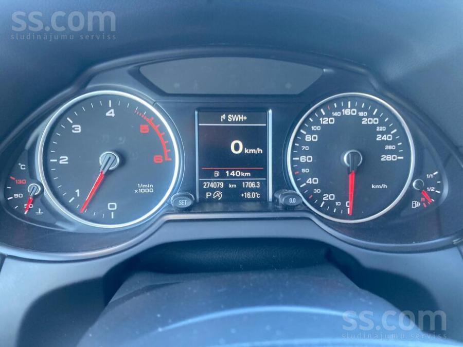 Black Audi Q5 2016 in Riga, with an engine capacity of 3.00 L and mileage of 274 thousand km for 13800 €, photo 14 on AUTOMOTO.COM.LV