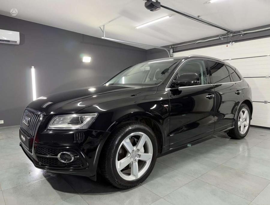 Melns Audi Q5 2016 Utena, ar dzinēja tilpumu 1.97 L un nobraukumu 300 tūkst. km par 13150 €, foto 1 vietnē AUTOMOTO.COM.LV
