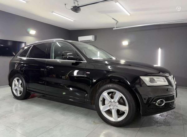 Black Audi Q5 2016 in Utena, with an engine capacity of 1.97 L and mileage of 300 thousand km for 13150 €, photo 3 on AUTOMOTO.COM.LV