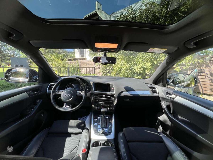 Black Audi Q5 2016 in Vilnius, with an engine capacity of 1.97 L and mileage of 238 thousand km for 15000 €, photo 7 on AUTOMOTO.COM.LV