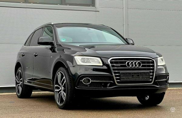 Black Audi Q5 2016 in Utena, with an engine capacity of 2.97 L and mileage of 183 thousand km for 15499 €, photo 1 on AUTOMOTO.COM.LV