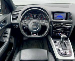 Black Audi Q5 2016 in Utena, with an engine capacity of 2.97 L and mileage of 183 thousand km for 15499 €, photo 6 on AUTOMOTO.COM.LV