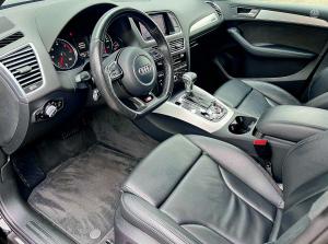 Black Audi Q5 2016 in Utena, with an engine capacity of 2.97 L and mileage of 183 thousand km for 15499 €, photo 12 on AUTOMOTO.COM.LV