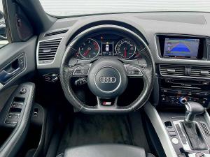 Black Audi Q5 2016 in Utena, with an engine capacity of 2.97 L and mileage of 183 thousand km for 15499 €, photo 19 on AUTOMOTO.COM.LV