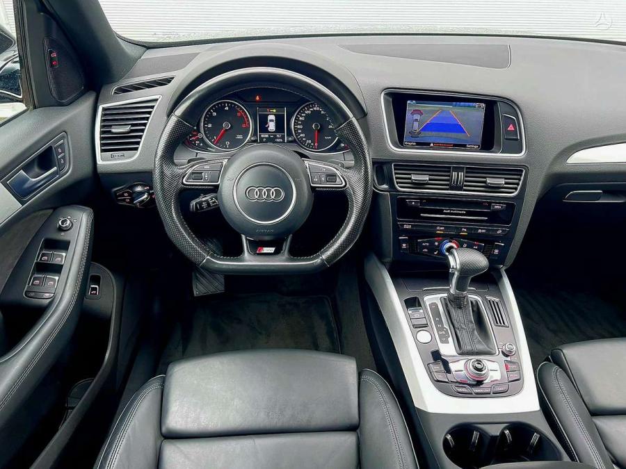 Black Audi Q5 2016 in Utena, with an engine capacity of 2.97 L and mileage of 183 thousand km for 15499 €, photo 30 on AUTOMOTO.COM.LV