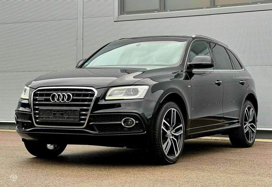 Black Audi Q5 2016 in Utena, with an engine capacity of 2.97 L and mileage of 183 thousand km for 15499 €, photo 36 on AUTOMOTO.COM.LV