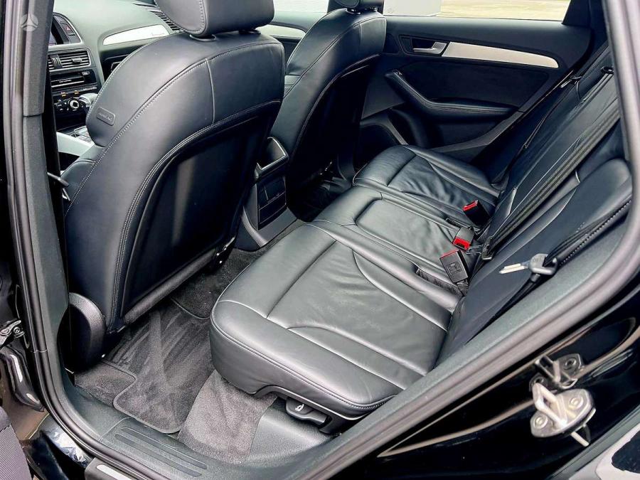 Black Audi Q5 2016 in Utena, with an engine capacity of 2.97 L and mileage of 183 thousand km for 15499 €, photo 37 on AUTOMOTO.COM.LV