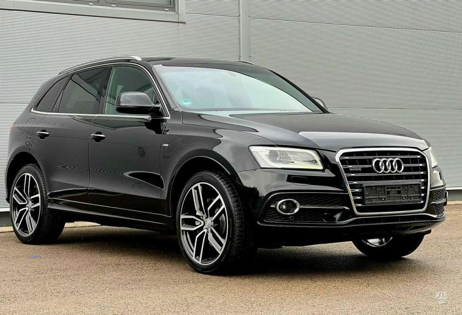 Black Audi Q5 2016 in Utena, with an engine capacity of 2.97 L and mileage of 183 thousand km for 15499 €, photo 43 on AUTOMOTO.COM.LV