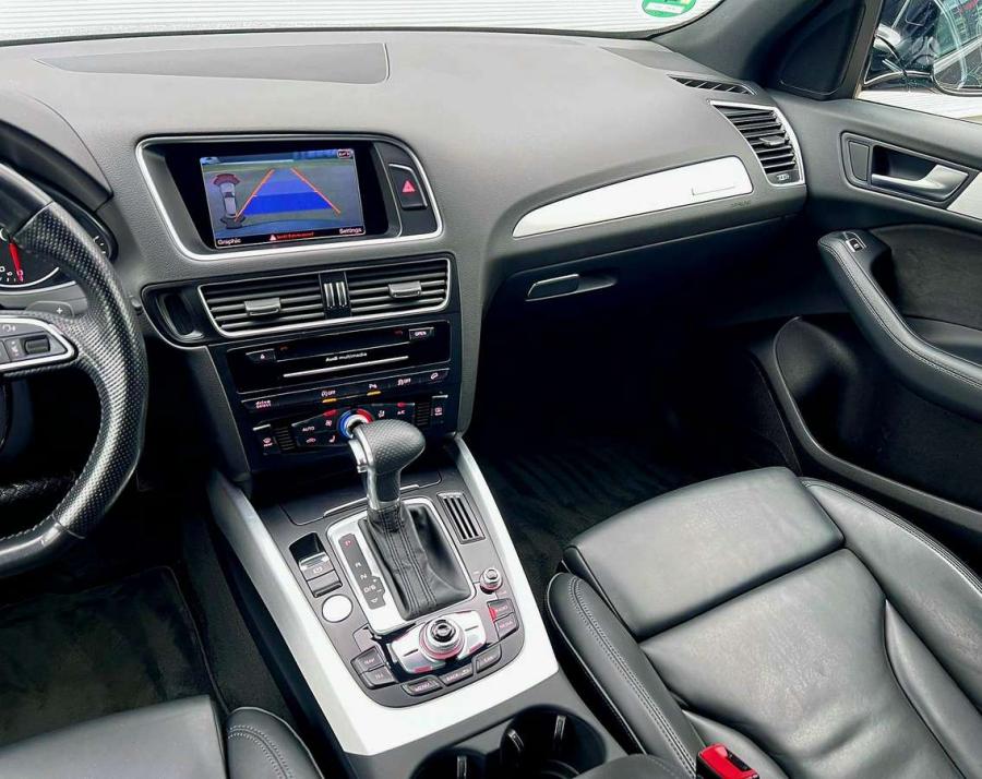 Black Audi Q5 2016 in Utena, with an engine capacity of 2.97 L and mileage of 183 thousand km for 15499 €, photo 44 on AUTOMOTO.COM.LV