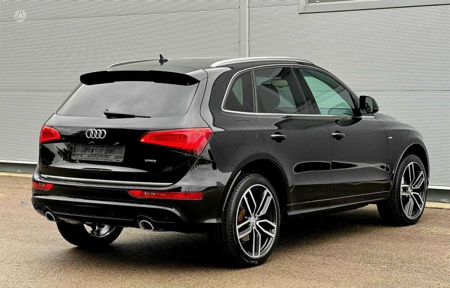 Black Audi Q5 2016 in Utena, with an engine capacity of 2.97 L and mileage of 183 thousand km for 15499 €, photo 45 on AUTOMOTO.COM.LV