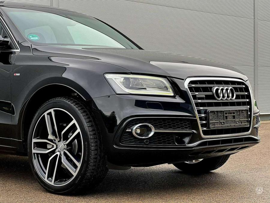Black Audi Q5 2016 in Utena, with an engine capacity of 2.97 L and mileage of 183 thousand km for 15499 €, photo 48 on AUTOMOTO.COM.LV