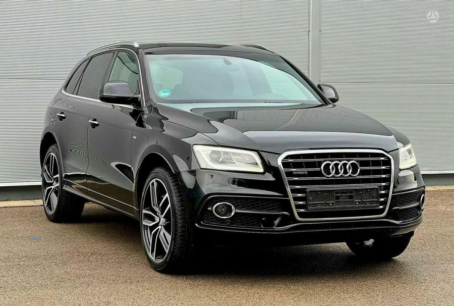 Black Audi Q5 2016 in Utena, with an engine capacity of 2.97 L and mileage of 183 thousand km for 15499 €, photo 57 on AUTOMOTO.COM.LV