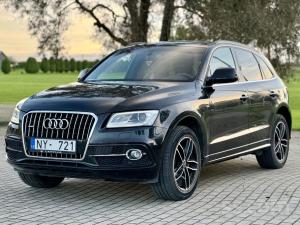 Черный Ауди Ку 5 2016 в Валмиера, объемом двигателя 2.00 л и пробегом 233 тыс. км за 12950 €, фото 1 на AUTOMOTO.COM.LV