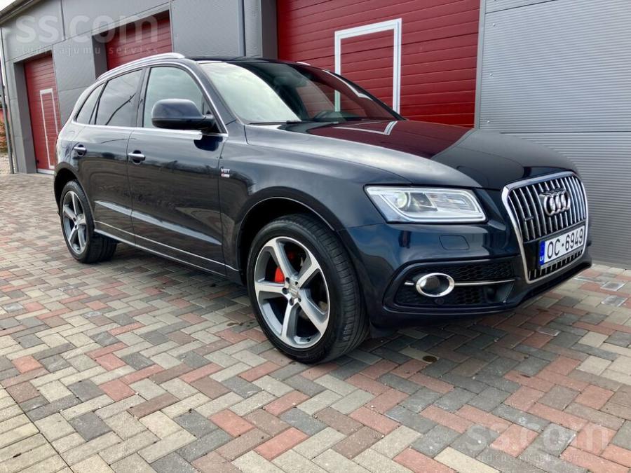 Black Audi Q5 2017 in Talsi, with an engine capacity of 3.00 L and mileage of 252 thousand km for 18999 €, photo 1 on AUTOMOTO.COM.LV