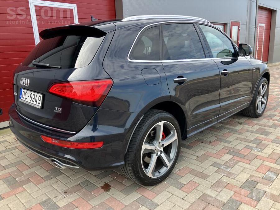 Black Audi Q5 2017 in Talsi, with an engine capacity of 3.00 L and mileage of 252 thousand km for 18999 €, photo 3 on AUTOMOTO.COM.LV