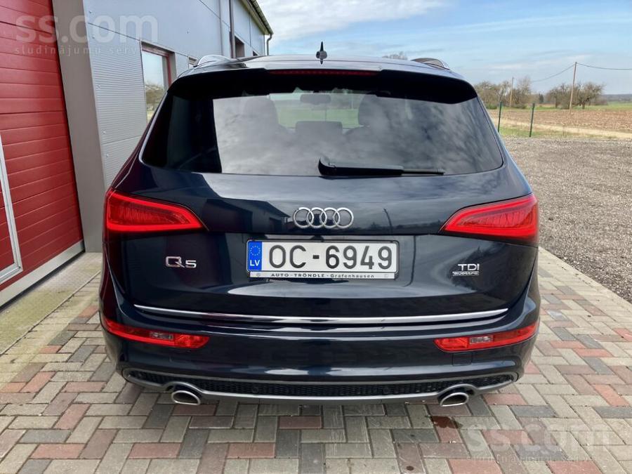 Black Audi Q5 2017 in Talsi, with an engine capacity of 3.00 L and mileage of 252 thousand km for 18999 €, photo 4 on AUTOMOTO.COM.LV