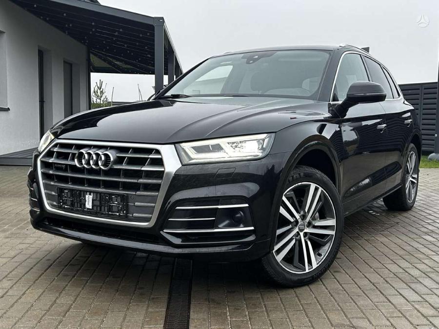 Melns Audi Q5 2017 Utena, ar dzinēja tilpumu 1.97 L un nobraukumu 179 tūkst. km par 23600 €, foto 1 vietnē AUTOMOTO.COM.LV